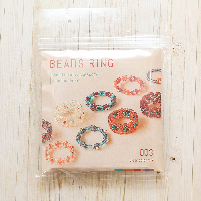 BEADS RINGキット クリアカラーミックス生地の通販|ノムラテーラーオンラインショップ