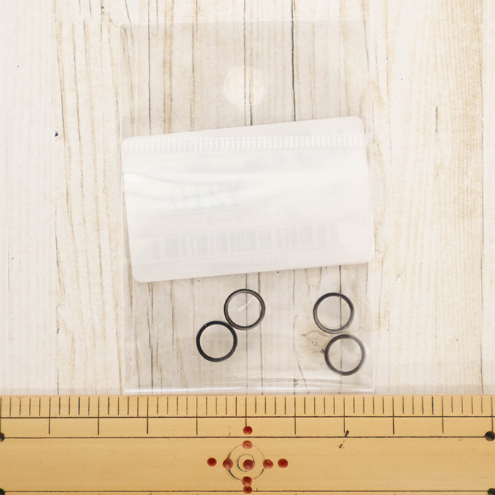 マルカン 8mm 4個入り ブラックニッケル生地の通販|ノムラテーラーオンラインショップ